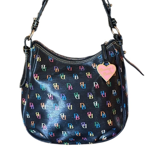 Dooney & Bourke | Bags | Dooney Bourke Multi Colored Rainbow Hobo ...